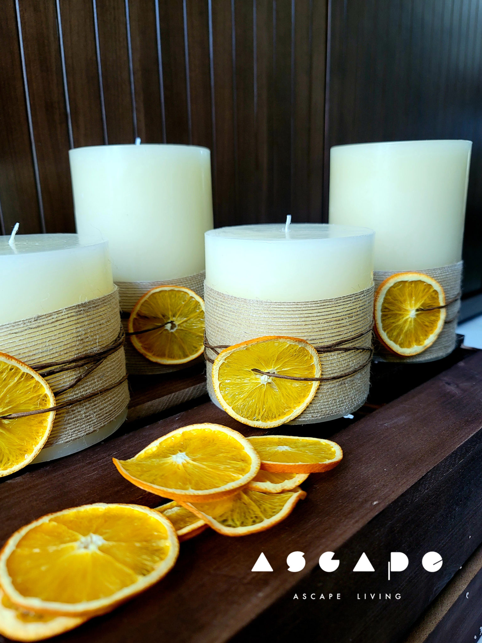 How to Dress Up a Candle - Easy and Fun Idea - ascapeliving.com