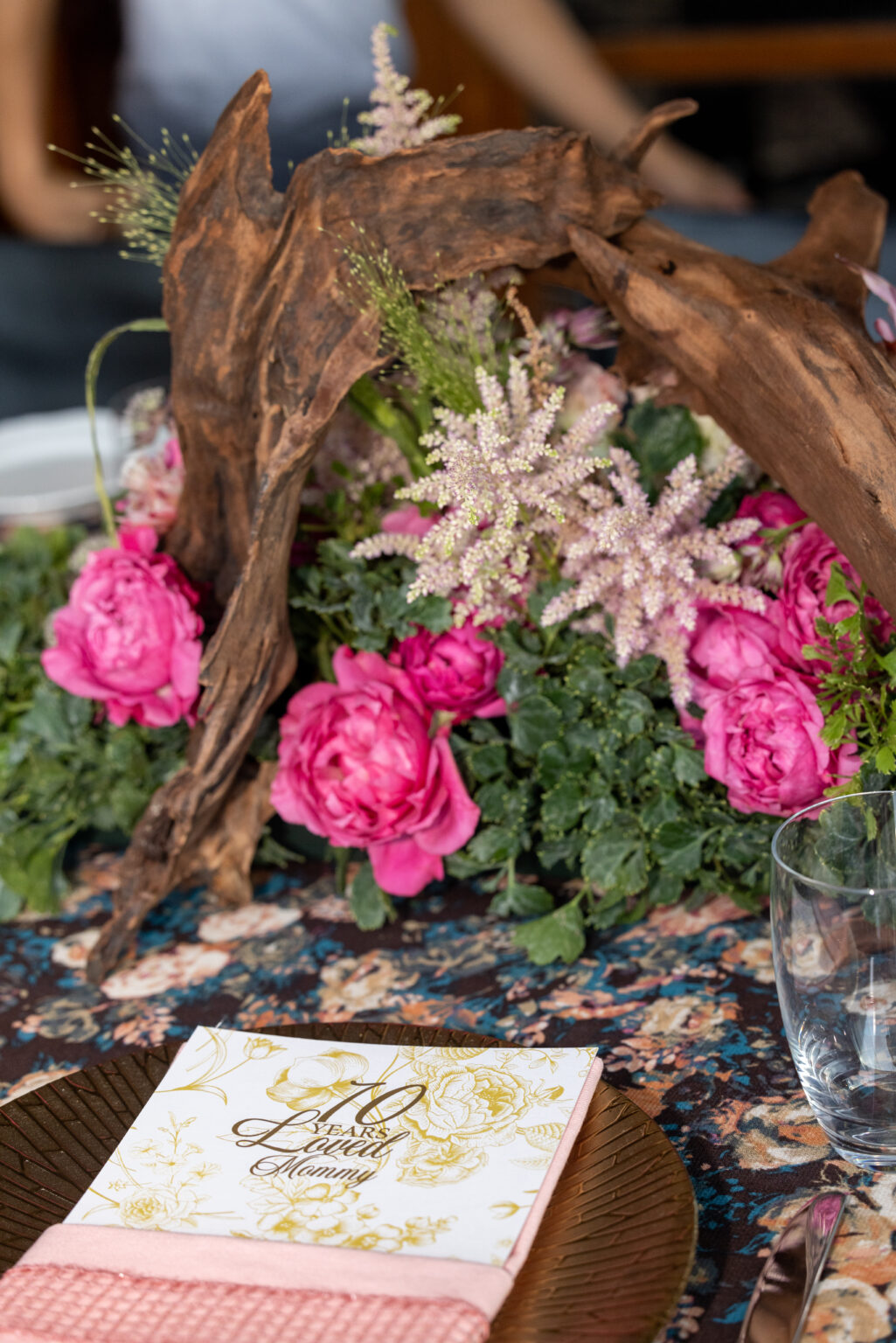 Rustic and Organic Centerpieces for a Special 70th Birthday ...